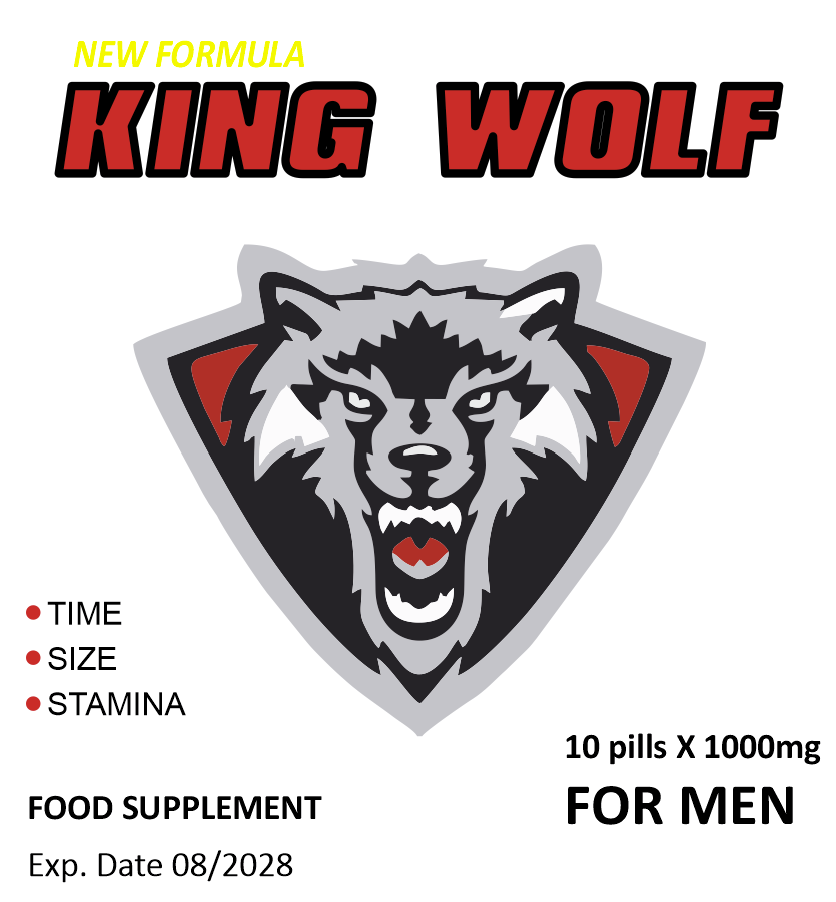 KING WOLF - 10 COMPRIMIDOS – Loja do Prazer